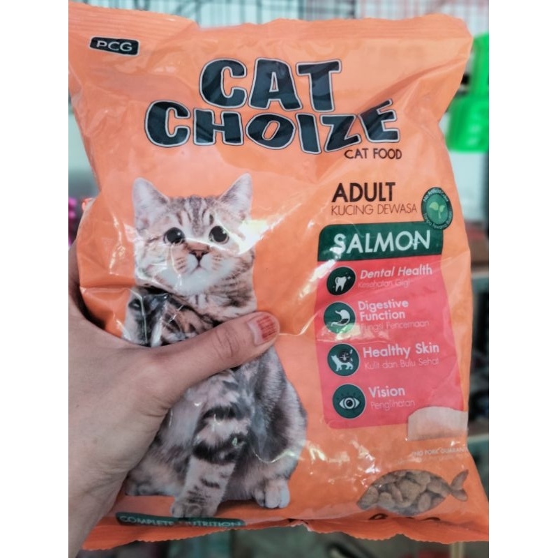 Jual cat choize salmon flavour kemasan 800 gram | Shopee Indonesia