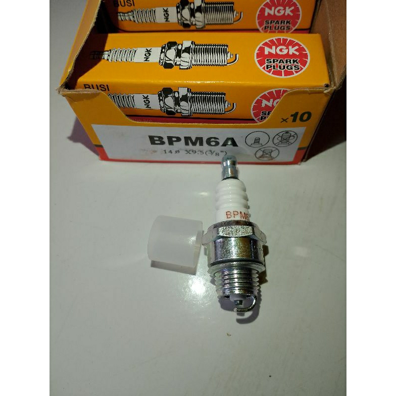 Jual Busi NGK BPM6A busi mesin potong rumput isi 10 perkotak | Shopee ...