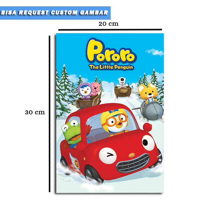 Jual Poster Kayu Pororo Ukuran 20X30 cm | Shopee Indonesia