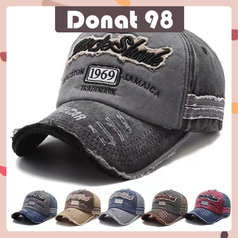 Jual Topi Ripped Baseball Hat Gaya Sporty Pria dan Wanita - Distro Hat ...