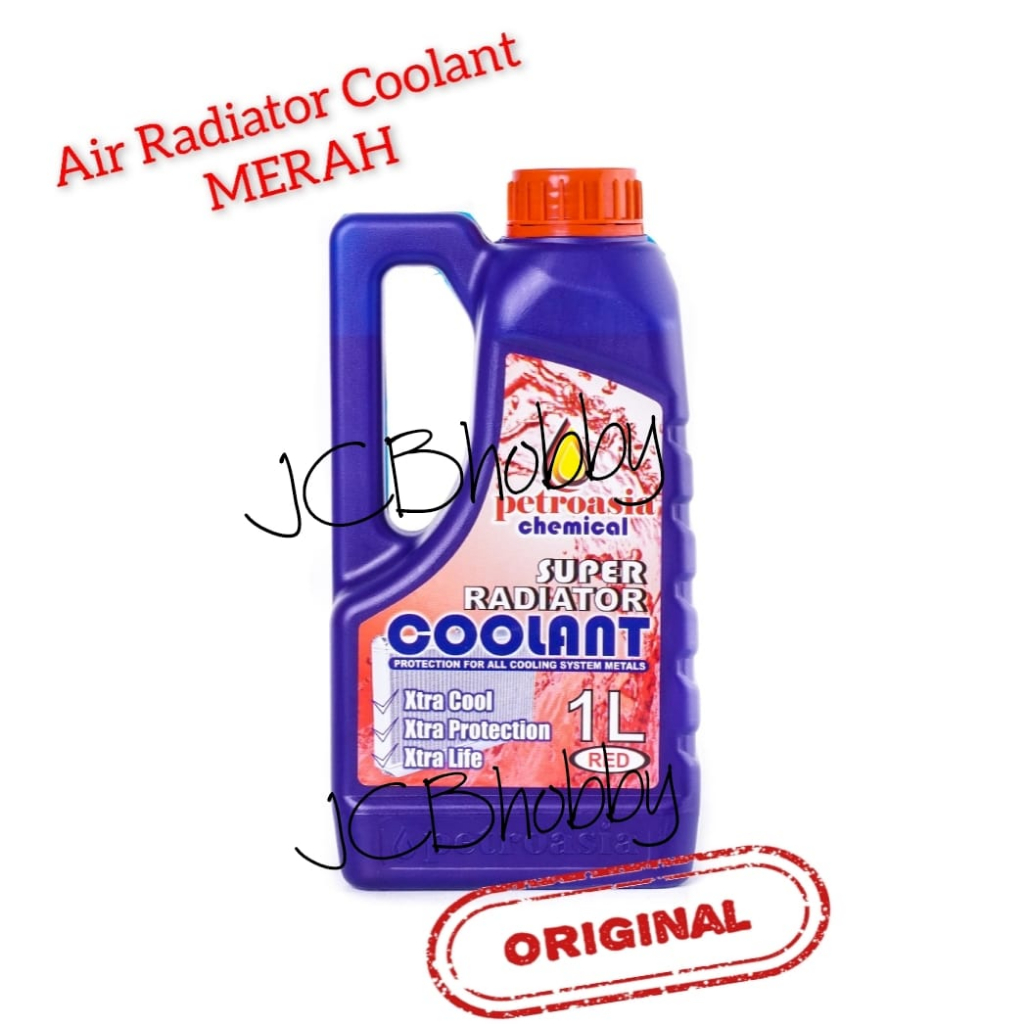 Jual Air Radiator Coolant MERAH PETROASIA 1 L | Shopee Indonesia