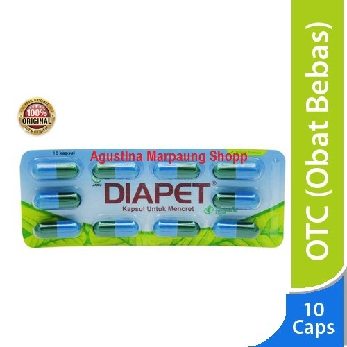 Jual DIAPET Dewasa isi 10 Kapsul – Diare, Pencernaan, Buang Air Besar | Shopee Indonesia