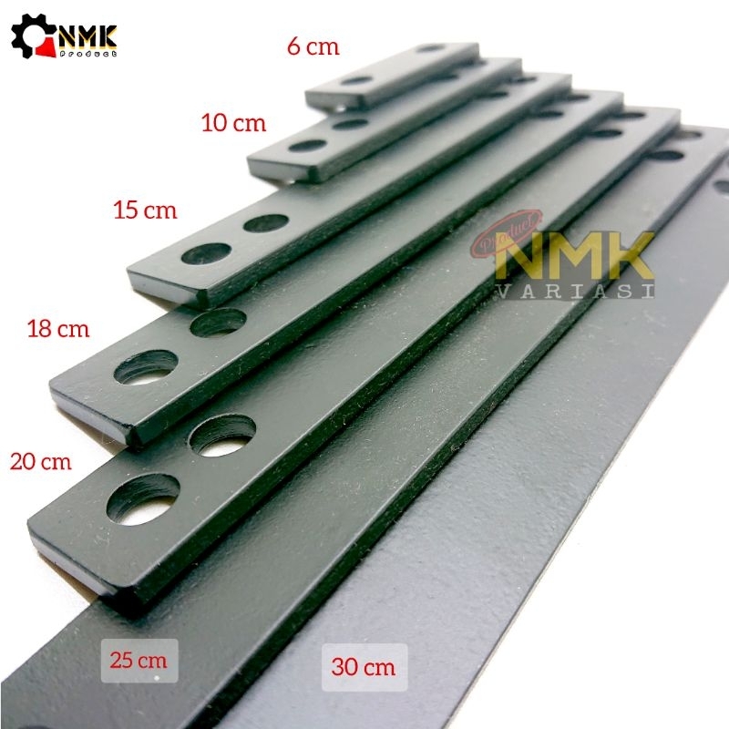 Jual Breket Knalpot Plat Besi Tebal Lubang 10mm Lurus Universal Motor ...