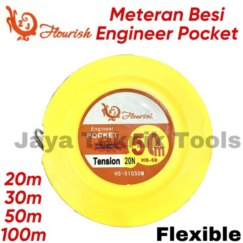 Jual Meteran Besi 20 30 meter Plat Gulung Roll Flourish Fleksibel ...