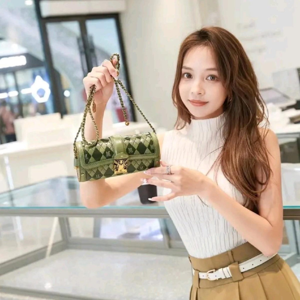 Jual Tas BP2 neng lisa hijau tabung #5289-8 | Shopee Indonesia