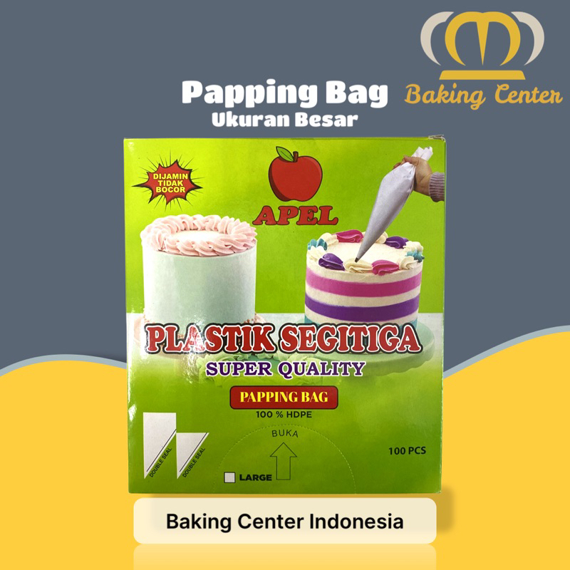 Jual Papping Bag Plastik Segitiga Ukuran Besar isi 100pcs | Shopee ...