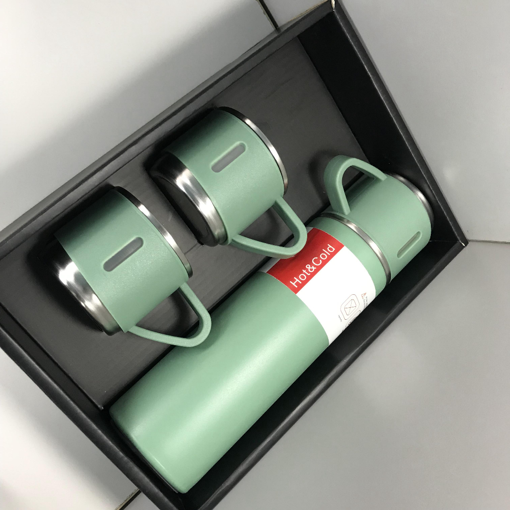 Jual Termos SULTAN SET BOTOL VACUUM FLASK Travel Vacuum Set Box Gift Termos Set Gelas Cangkir ...