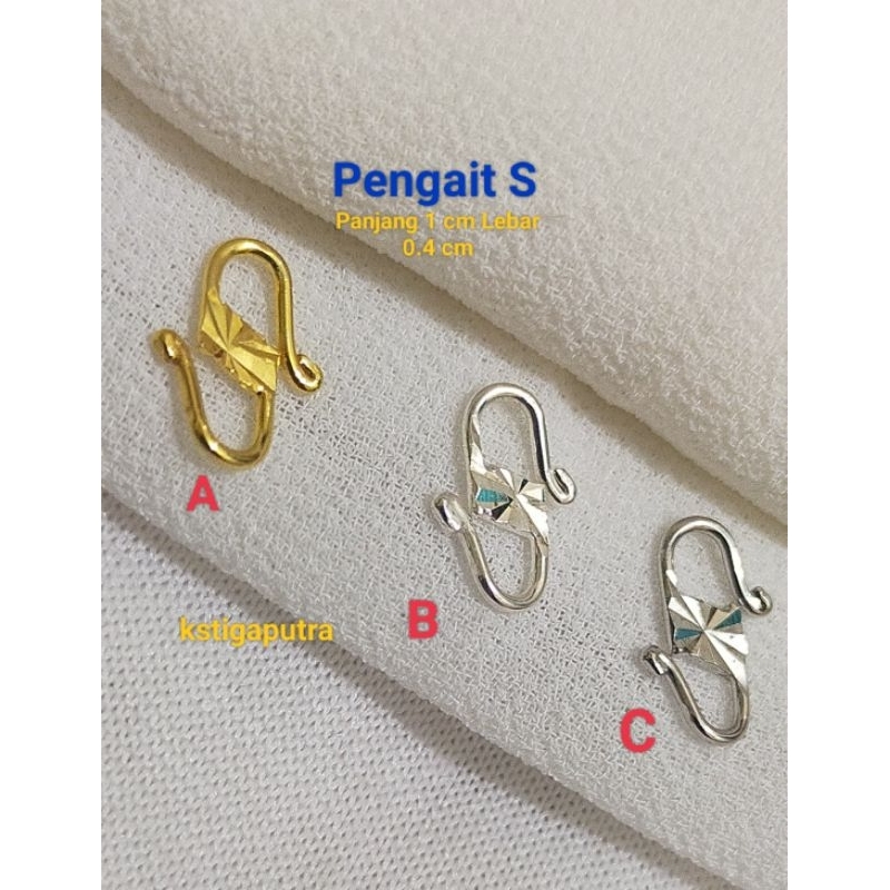 Jual Pengait Kalung dan Gelang S Perak 925 Lapisan Emas 24K | Shopee ...