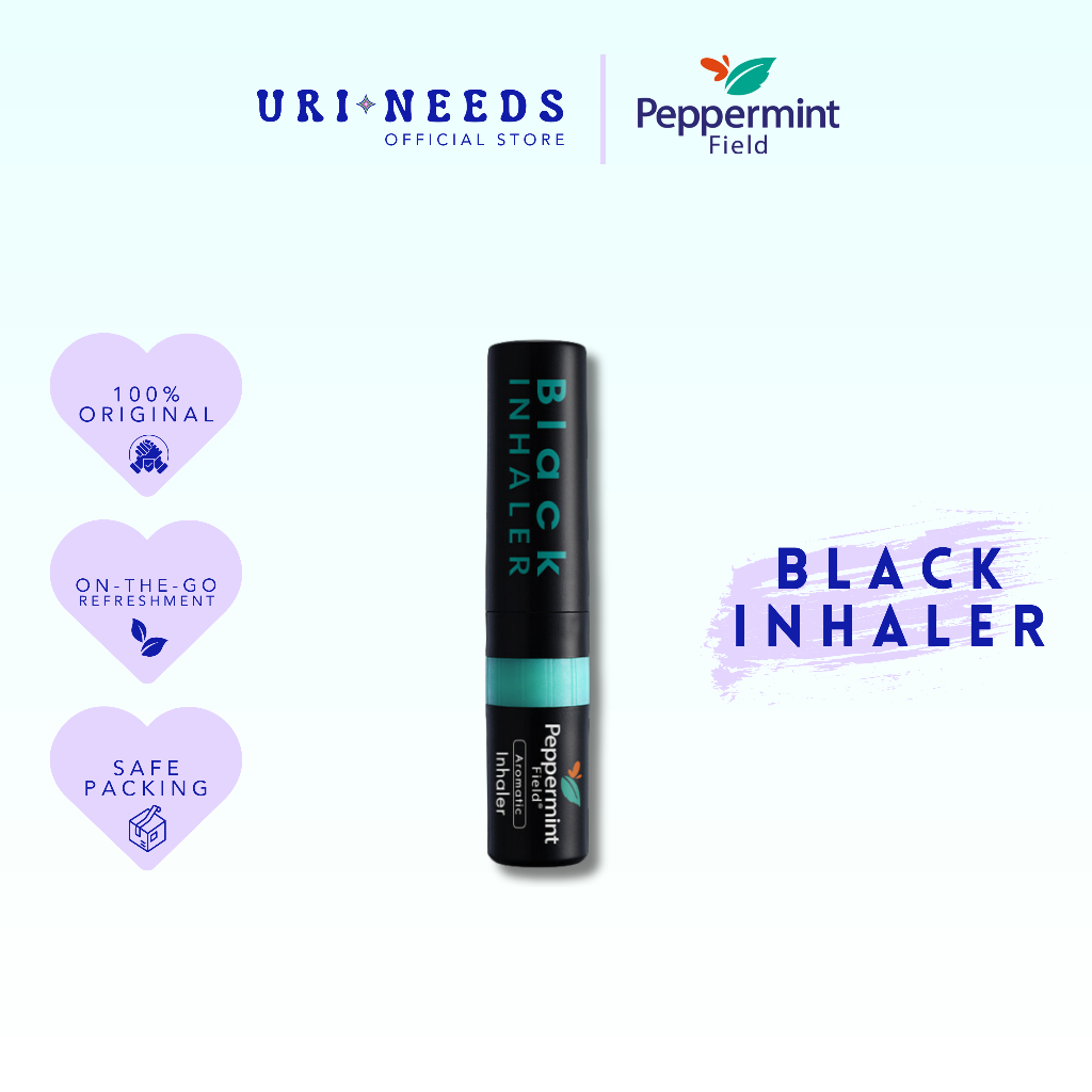 Jual Peppermint Field Black Inhaler 2in1 - ORIGINAL THAILAND | Shopee ...