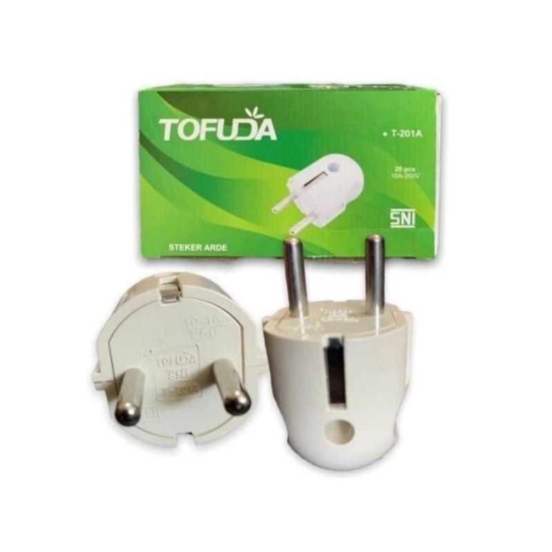Jual Tofuda Steker Arde Colokan Bulat Plug SNI | Shopee Indonesia
