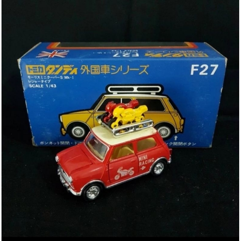 Jual Tomica Dandy Foreign F27 Morris Mini Cooper S MK-1 Mini Racing Skala 43 | Shopee Indonesia