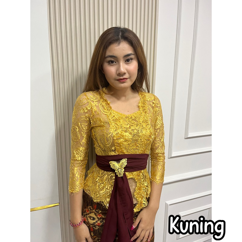 Jual Cinta Kebaya Bali Jadi Langsung Payet Metalik Glossy Atasan Kebaya Saja Shopee Indonesia