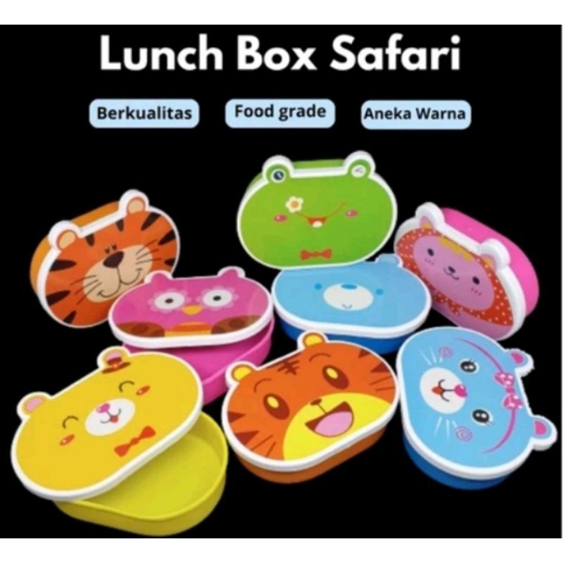 Jual Lunch Box Kotak Makan Anak Safari | Shopee Indonesia