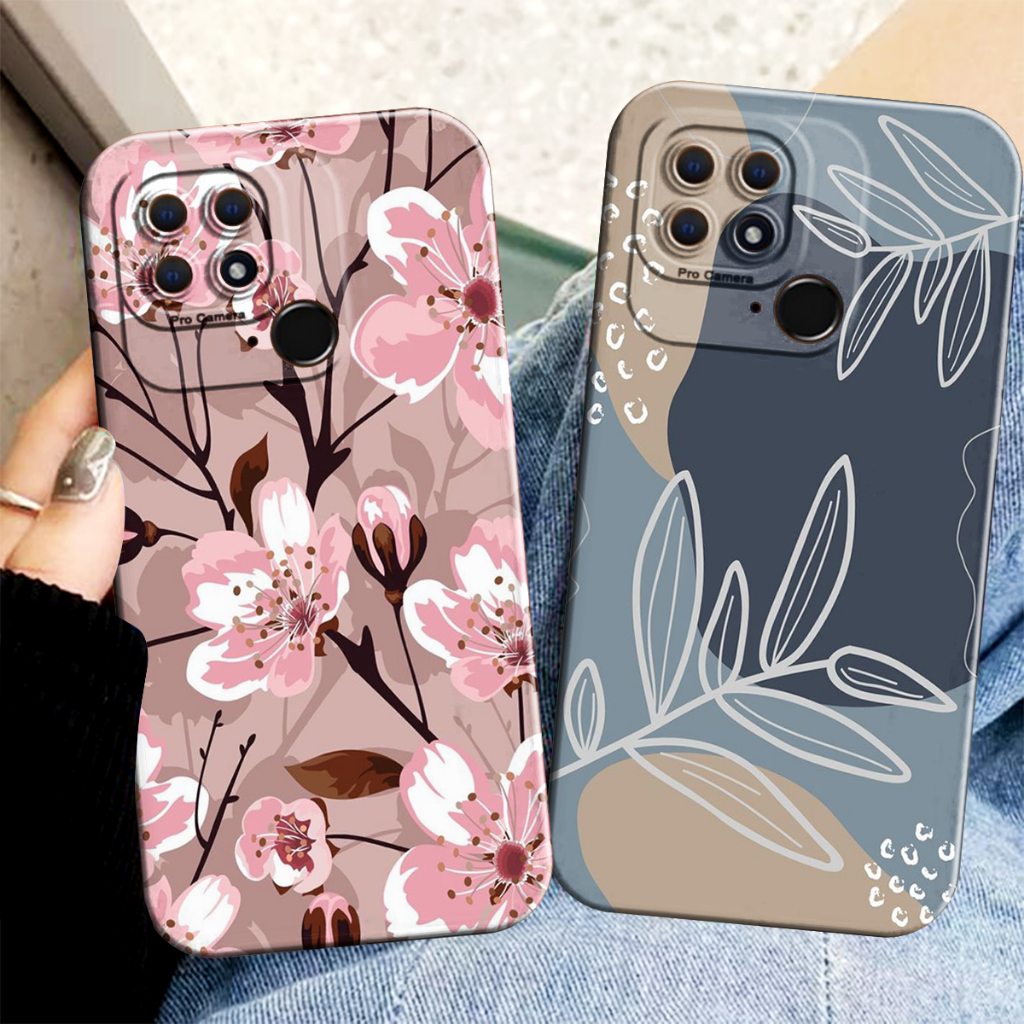 Jual Case POCO C40/REDMI 10C Motif Aesthetic bunga cantik kekinian ...