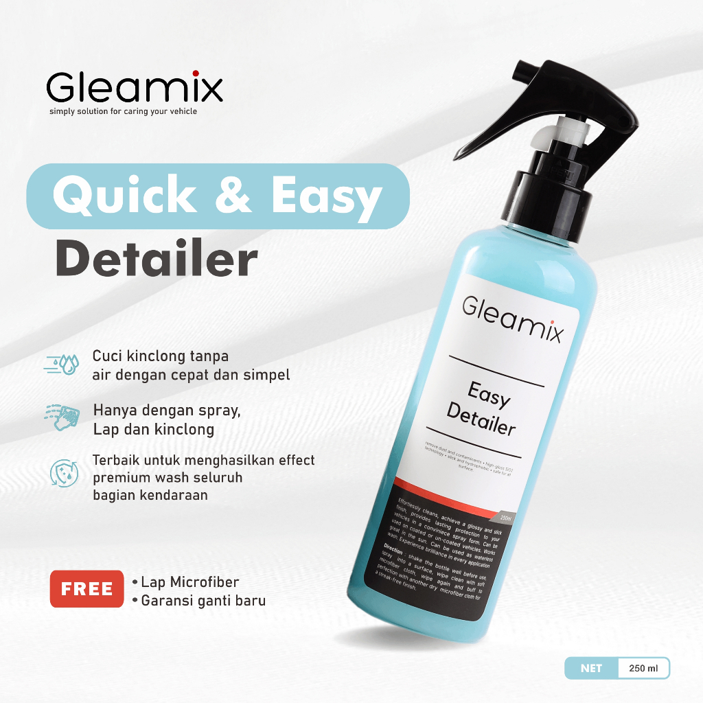 Jual Quick Detailer - Gleamix Easy Detailer Pengkilap Mobil Motor ...