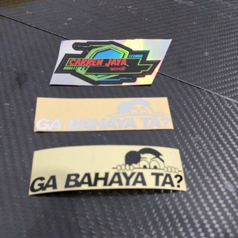 Jual sticker "ga bahaya ta" | Shopee Indonesia