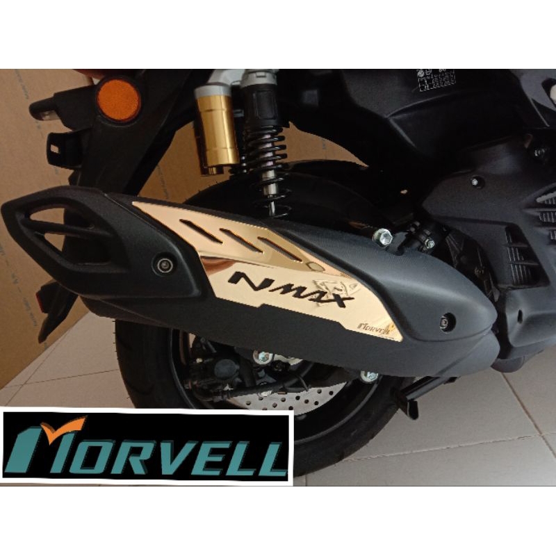 Jual nmax neo turbo 155 2020 - 2025 tutup knalpot garnish muffler cover ...