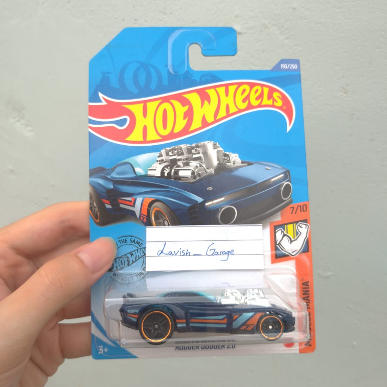 Jual Mainan Hot Wheels Diecast Rodger Dodger 2.0 (Biru/Blue) | Shopee ...