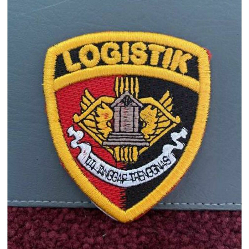 Jual Logo Logistik polri Bordir Timbul untuk atribut polri | Shopee ...