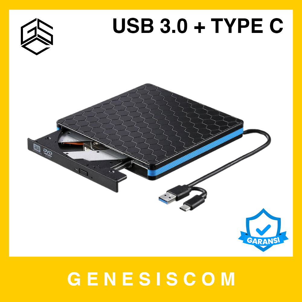 Jual DVD Player External MTECH USB Type C + USB 3.0 Portable CD RW Mac ...