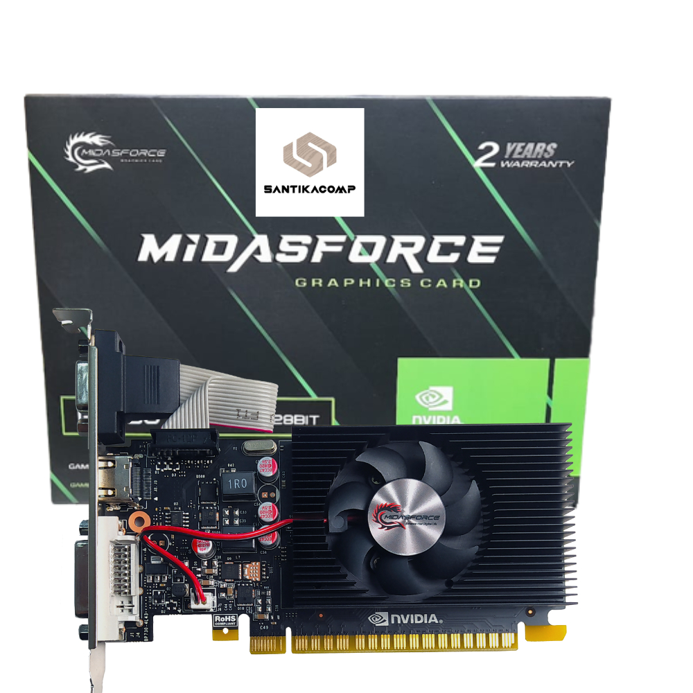 Jual Vga Nvidia GT730 4GB DDR3 128 Bit LP Midasforce - Vga Card ...