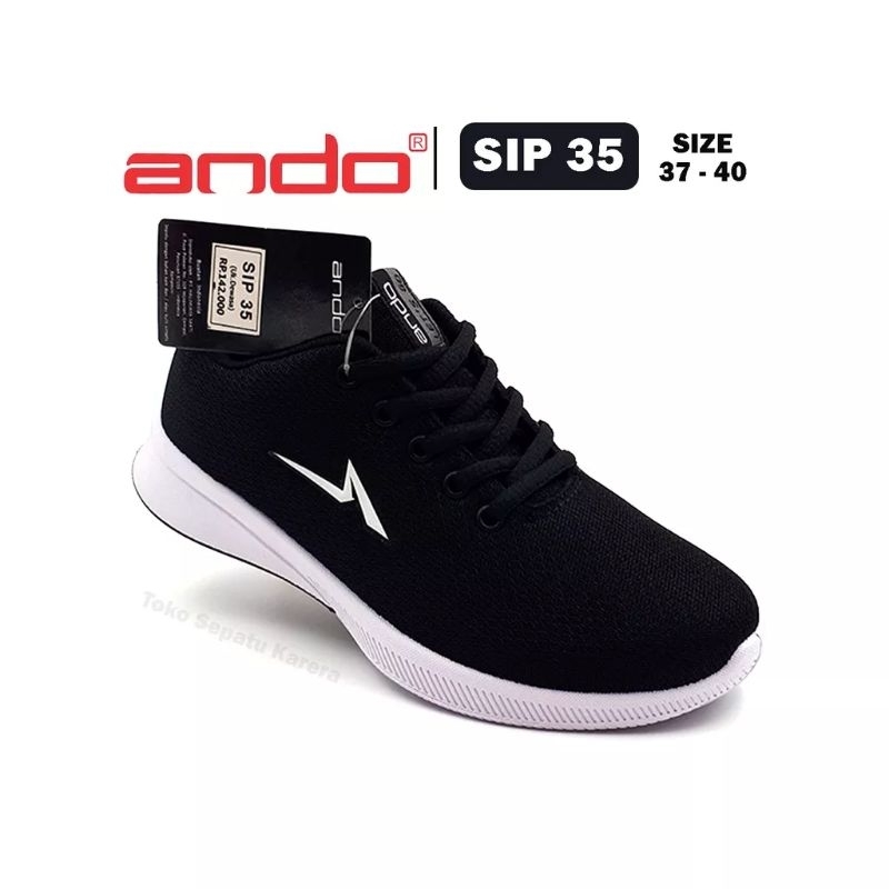 Jual SEPATU ANDO HITAM PUTIH SEPATU ANDO ORIGINAL SEPATU ANDO ...