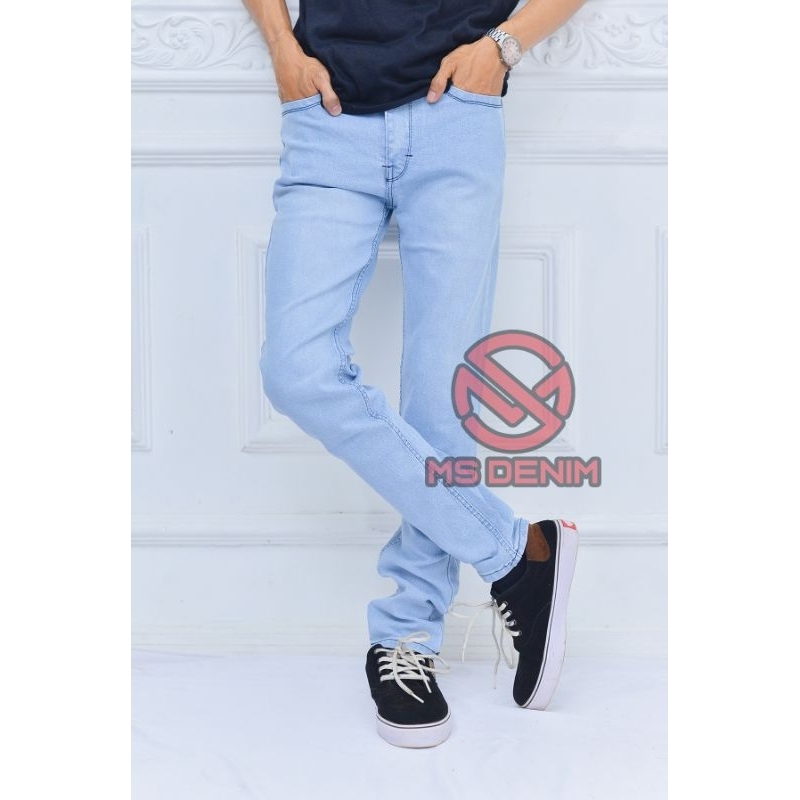 Jual Celana Jeans Cowok Pensil Panjang Premium Denim Fashion Distro ...