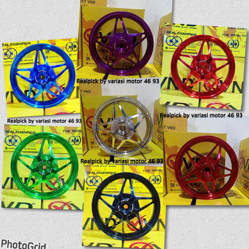 Jual VELG VND BINTANG VSPEED VARIO 150 / VARIO 125 ORIGINAL VND /VELG ...