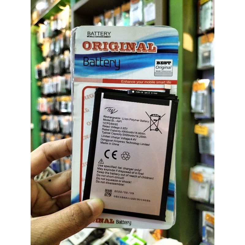 Jual BATERAI BATRE BATTERY ITEL VISION 1 PLUS VISION 1+ L6501 P36 P37 ...