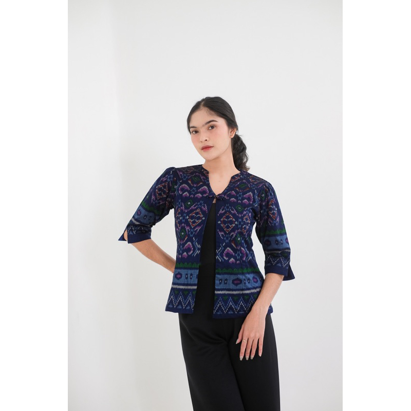 Jual blazer endek full furing new arrival | Shopee Indonesia