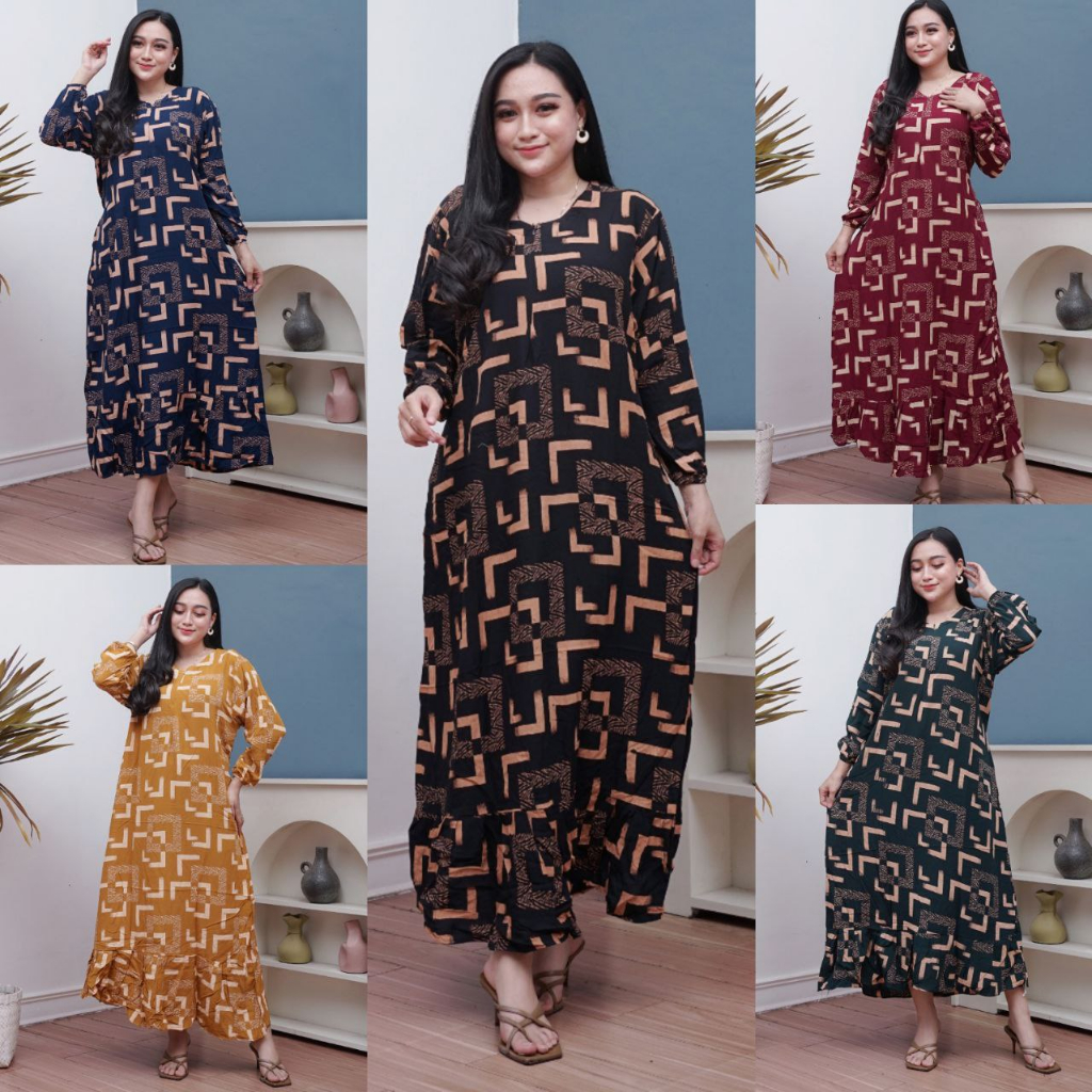 Jual Daster Wanita Rayon Grade A Busui Resleting Depan Baju Tidur ...