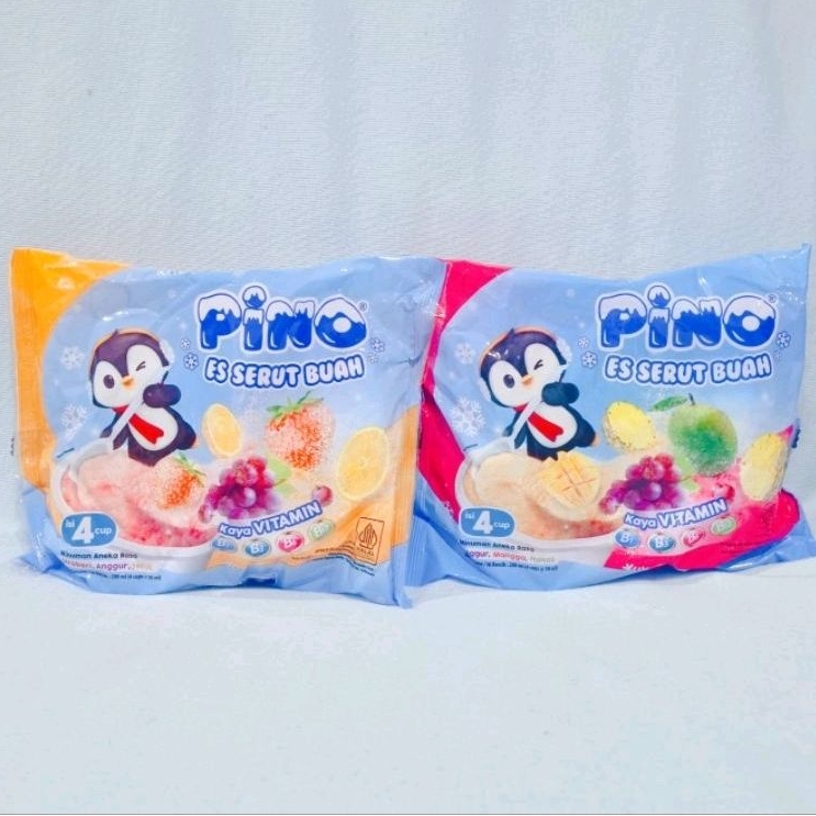 Jual Pino Es Serut Buah / Pino Ice Cup (1 Pack isi 4 Pcs) | Shopee ...