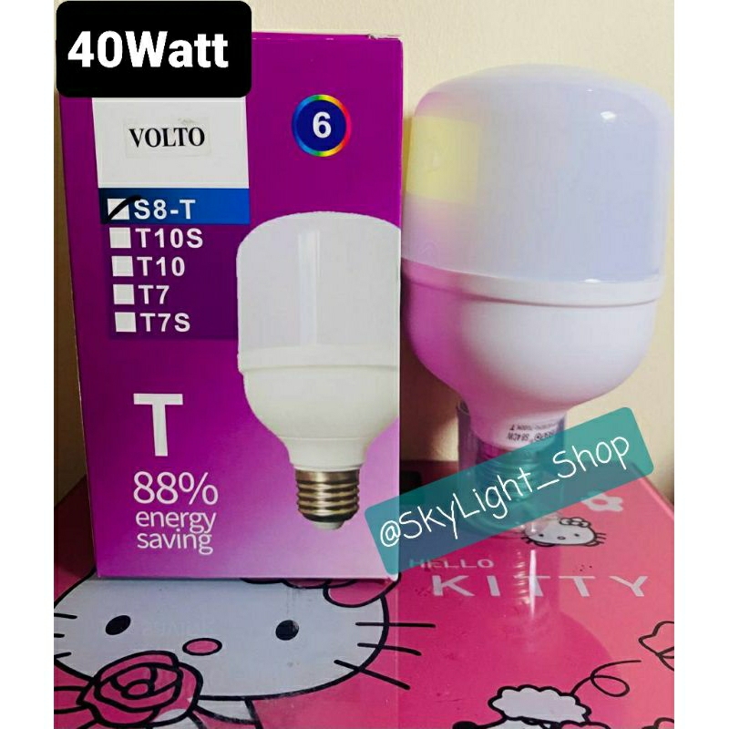 Jual Lampu LED VOLTO PUTIH BULB 40 WATT HEMAT ENERGI | Shopee Indonesia
