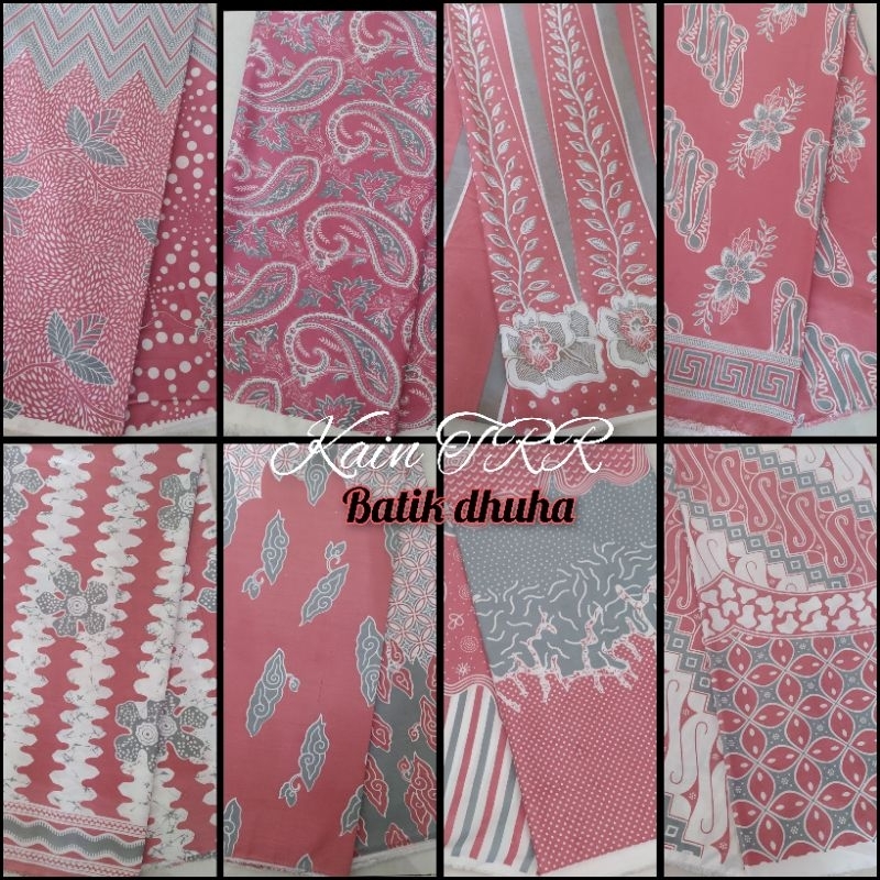 Jual KAIN BATIK WARNA PINK DUSTY SOFT BATIK TRR | Shopee Indonesia