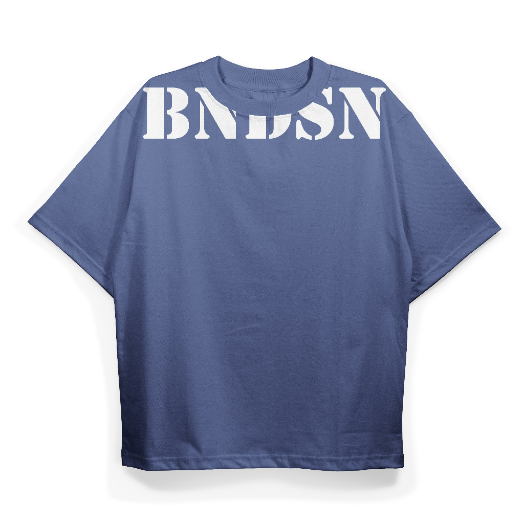 Jual Benidson Oversized Tshirt Deep Blue Neck n Shoulders | Shopee ...