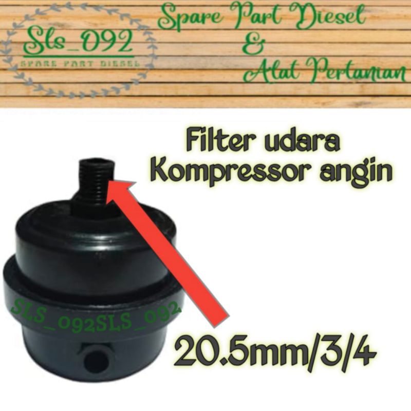 Jual KOMPRESSOR ANGIN (FILTER UDARA) 20.5MM (3/4HP) | Shopee Indonesia