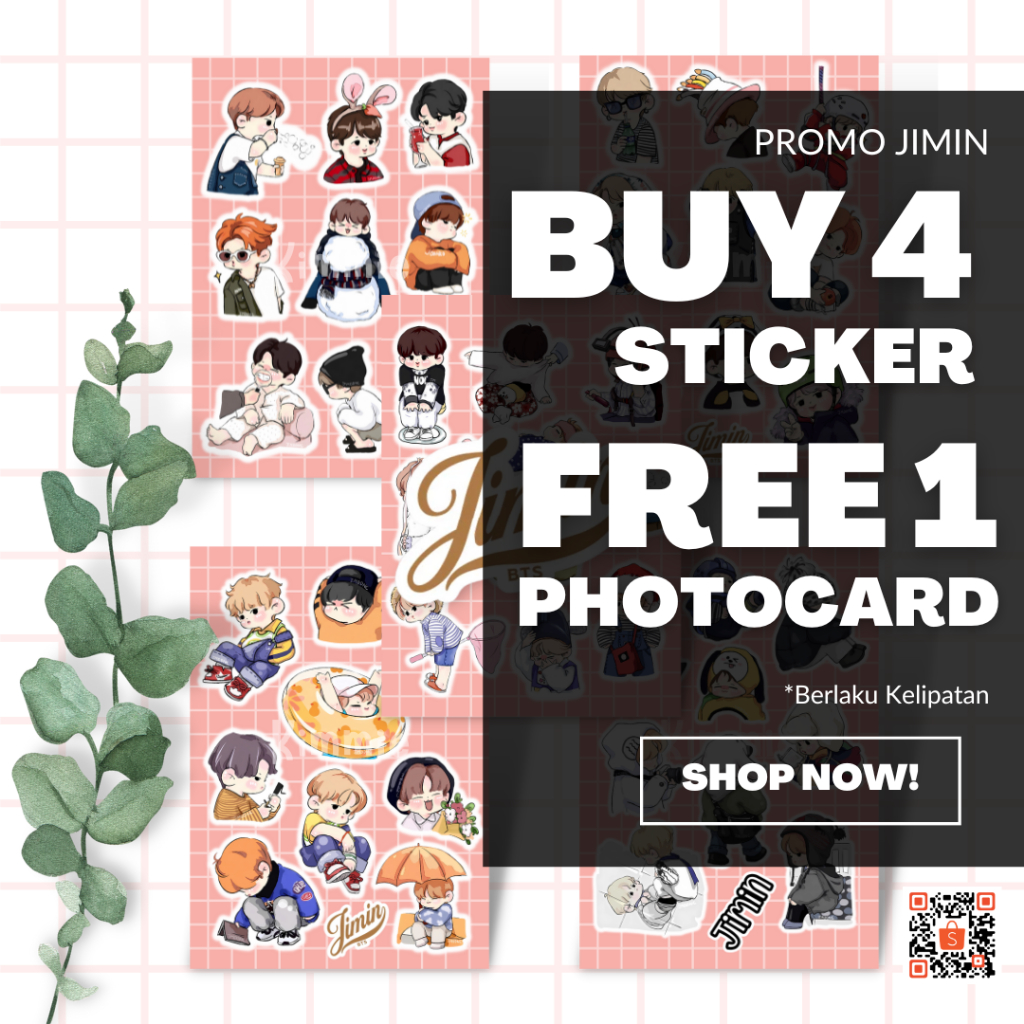 Jual STIKER JIMIN CHIBI BTS BANGTAN | Shopee Indonesia