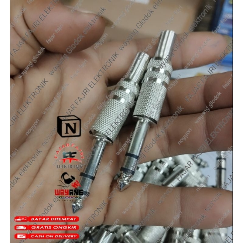 Jual Jack AKAI STEREO JEK MIK 6.5 mm jack MIC BUNTUT BESI | Shopee ...