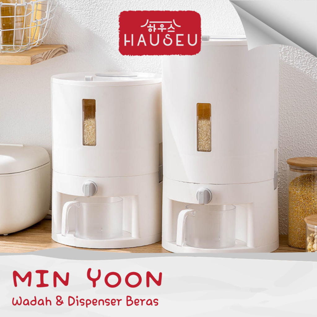 Jual HAUSEU - MIN YOON Container Beras Pengukur Minimalis Kontainer ...