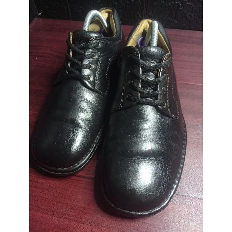 Jual Sepatu CLARKS ACTIVE AIR (hitam-kulit). 8 , size 42 , insol 27cm ...