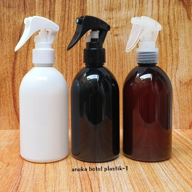 Jual Botol Spray 250ml Triger Mini / Botol Oval 250ml Pet Plastik Tebal ...