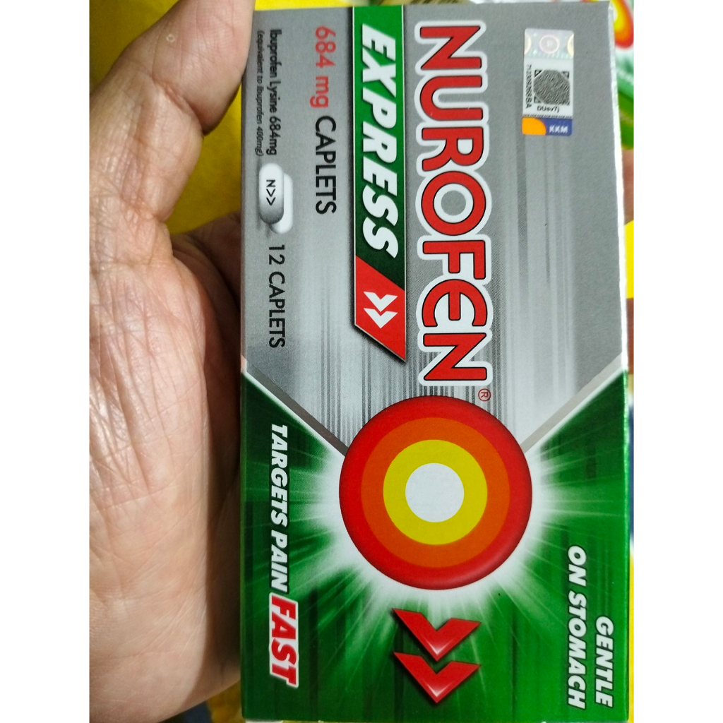 Jual Nurofen 684mg Coated Tablets Ibuprofen [ 12 Caplets ] | Shopee ...