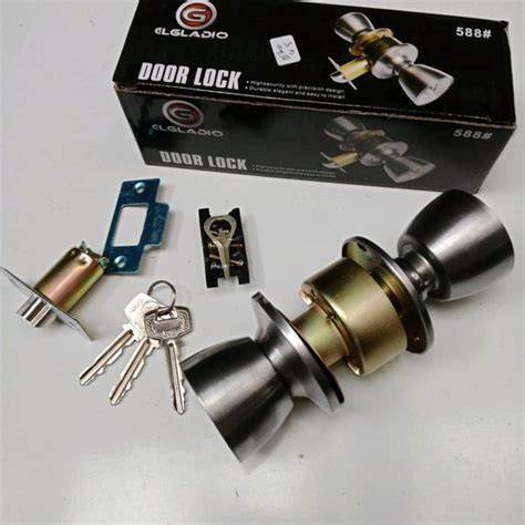 Jual Kunci Bulat Kunci Pintu Kamar Mandi Set ELGLADIO (Model Alpha 8000 ...