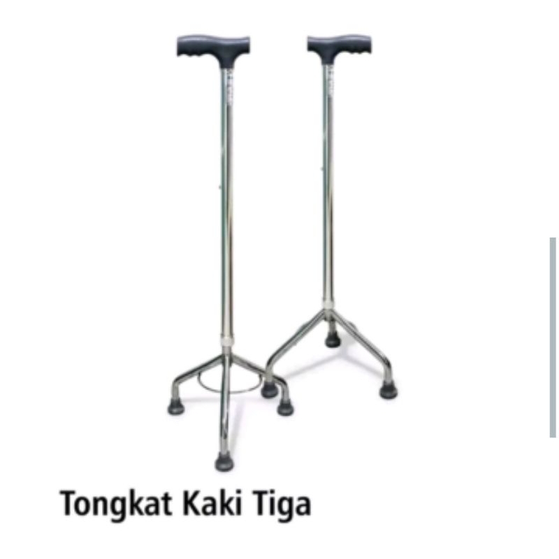Jual MS Tongkat kaki 3 alat bantu jalan / tripod / tongkat pyramid kaki ...