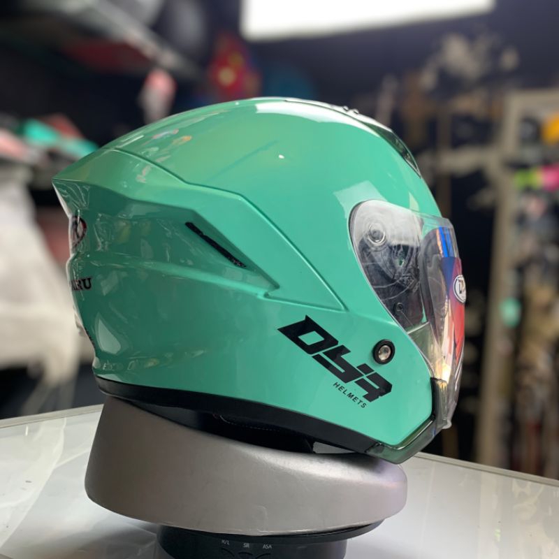 Jual Helm DYR SUBARU SOLID ORIGINAL SNI free sticker KYT | Shopee Indonesia