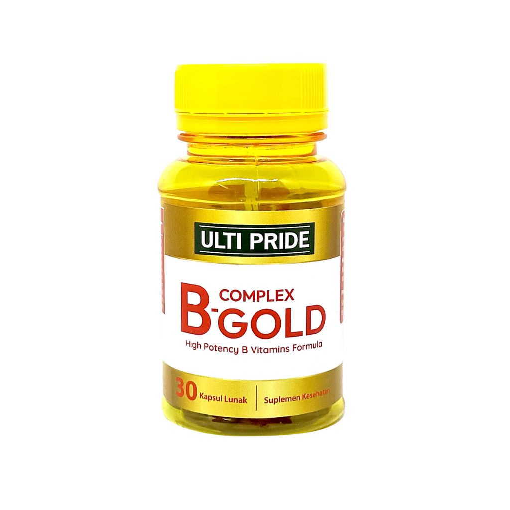 Jual ULTI PRIDE B COMPLEX GOLD ISI 30 KAPSUL LUNAK | Shopee Indonesia