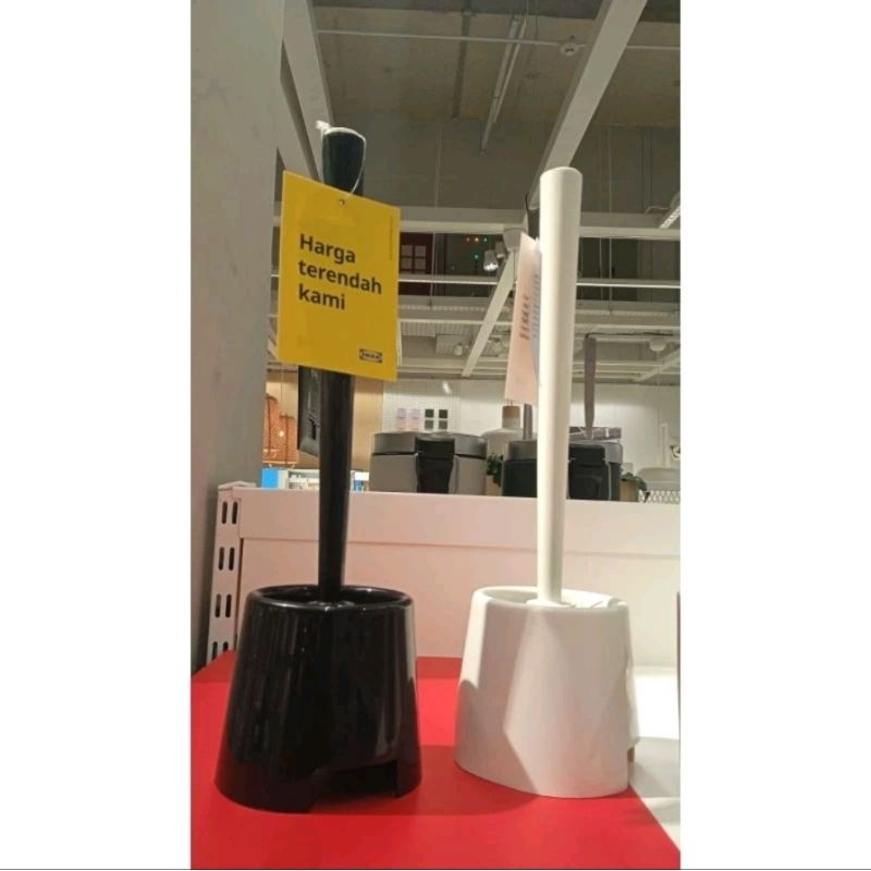 Jual GROSIR !! HOT SALE !! HITAM PUTIH Sikat Wc Bulat Toilet Kamar ...