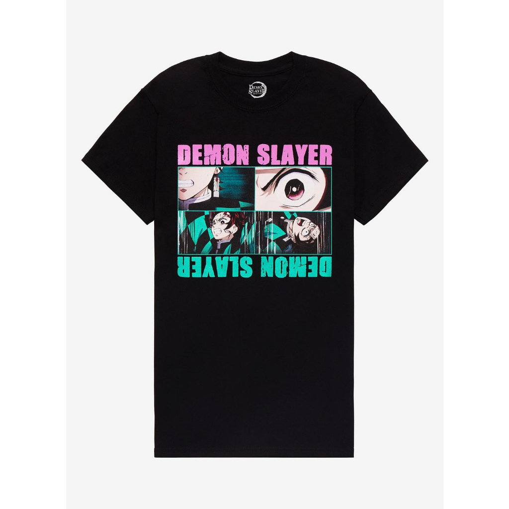 Jual BAJU KAOS Demon Slayer Kimetsu No Yaiba Tanjiro Panels Boyfriend ...