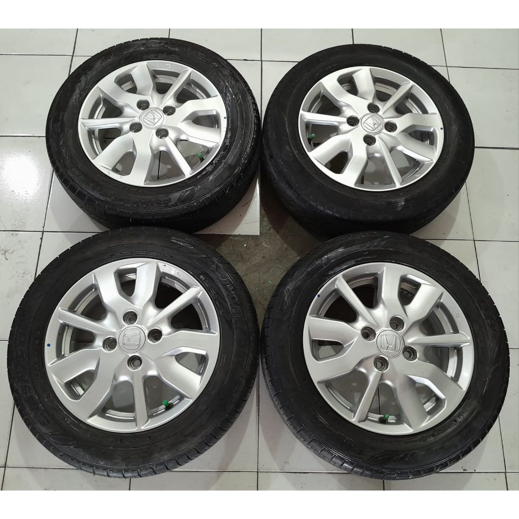 Jual VELG MOBIL BEKAS STANDAR NEW BRIO RING 14 LOBANG 4X100 + BAN 175 65 R14 | Shopee Indonesia