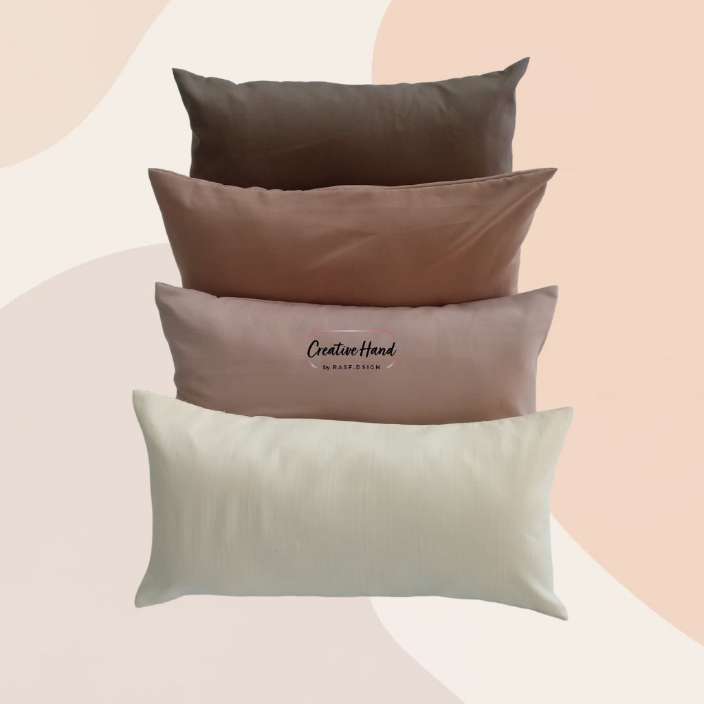 Jual Cover Bantal Mini 30x60 Bahan MICROFIBER Premium POLOSAN | Shopee ...
